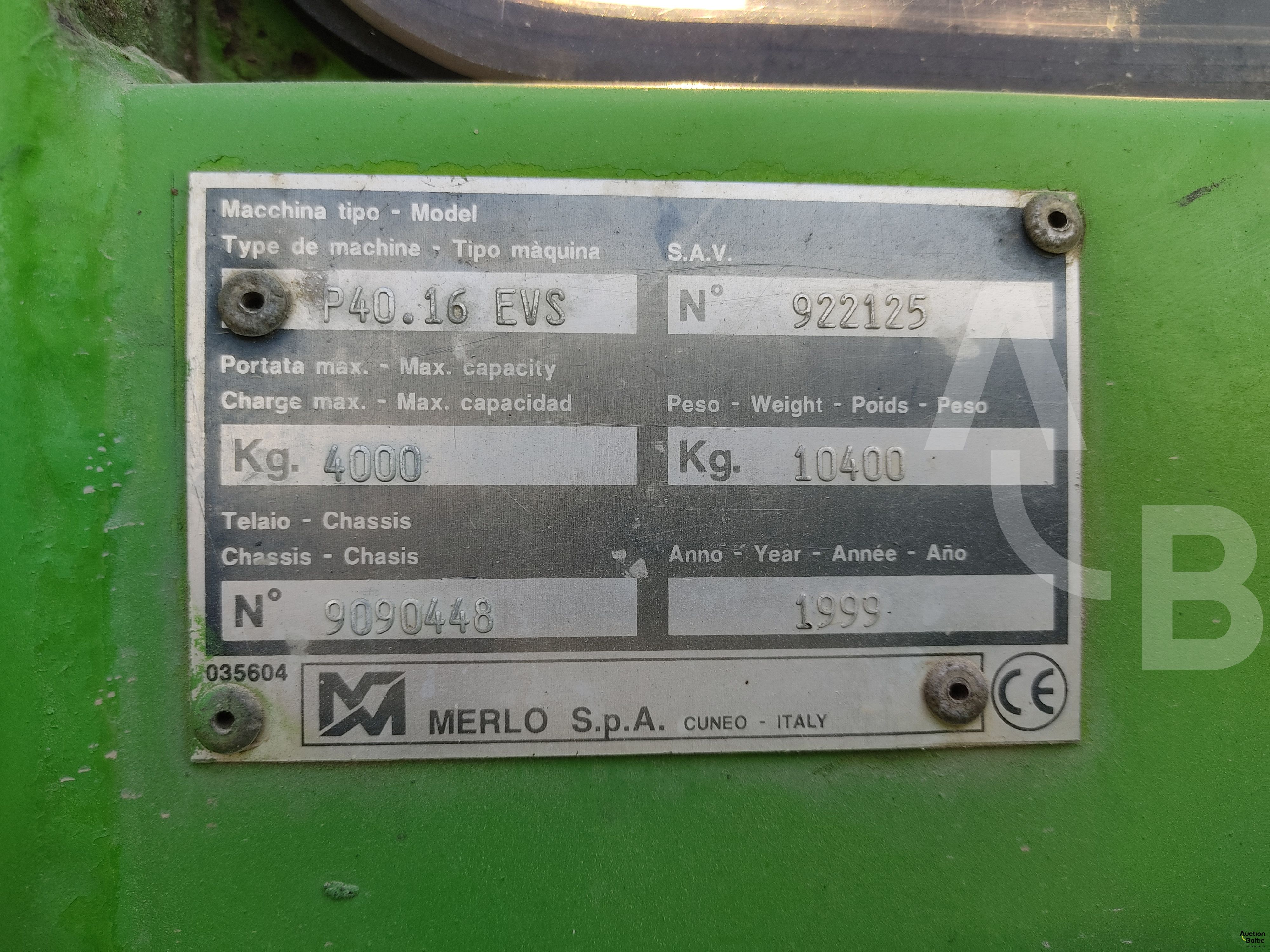 Merlo P40.16 EVS » Auction Baltic