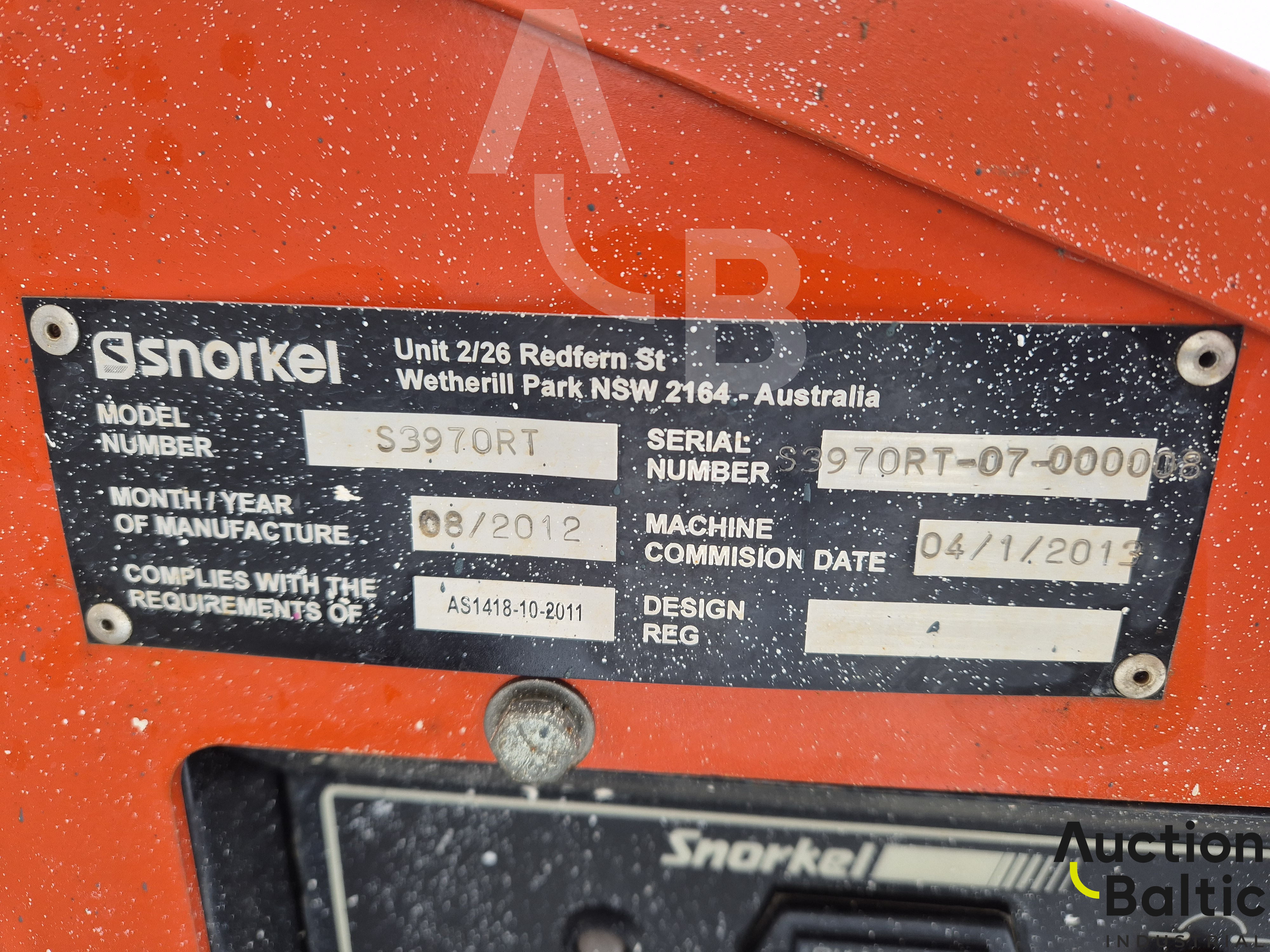 Snorkel S3970RT » Auction Baltic